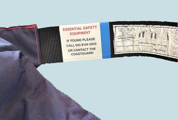 Waterproof Lifejacket Labels | Dot Print